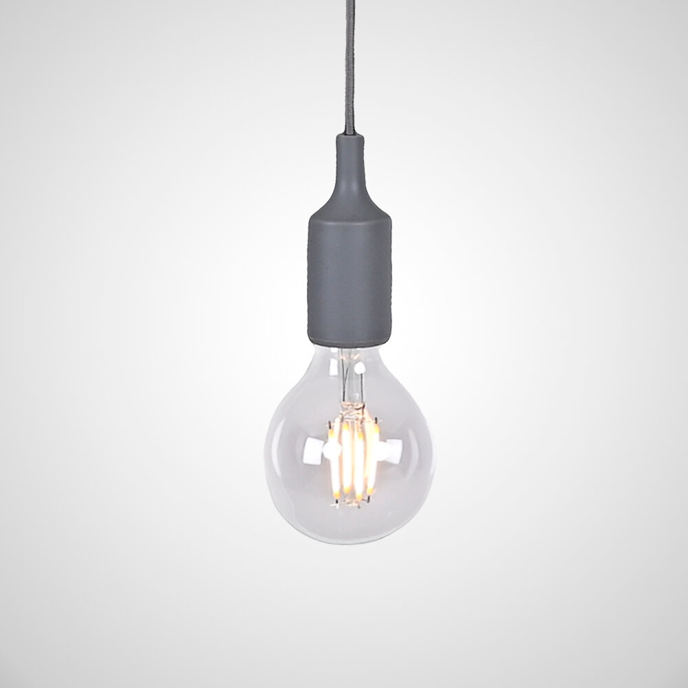 Подвесной светильник Muuto E27 Grey