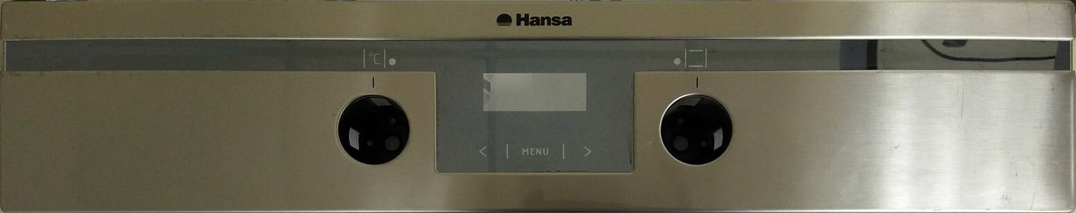 Передняя панель 595x120мм для духового шкафа Hansa BOEI69425, BOEI64190055, 9051348