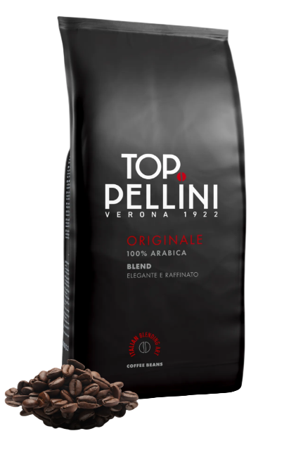 Pellini Top 1 кг кофе в зернах пакет 100% арабика пакет с клапаном (092702)