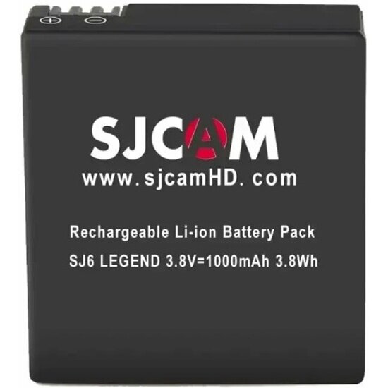 Аккумулятор Sjcam 1000 мАч для экшн-камер SJ6 / SJ6 Legend / SJ6 Legend Air