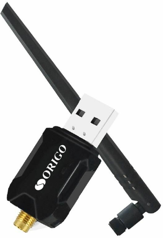 Сетевой адаптер ORIGO Wi-Fi, Aх900, USB 2,0, с 1 съемной внешней антенной (OW900A/A1A)