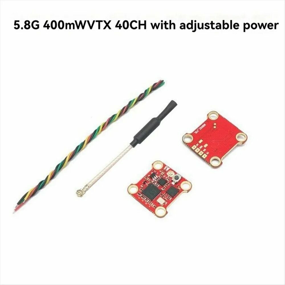 5.8G 400 мВт VTX 40-канальный аналоговый видеопередатчик с регулируемой мощностью