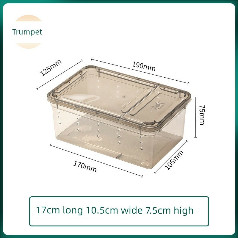 Высокопрозрачный террариум для рептилий (геконов, ящериц, рогатых лягушек), дышащий контейнер для разведения пауков и