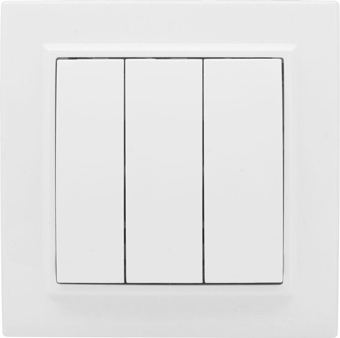 Минск Выключатель 3-клавишный СП,10А, белый EKF Basic