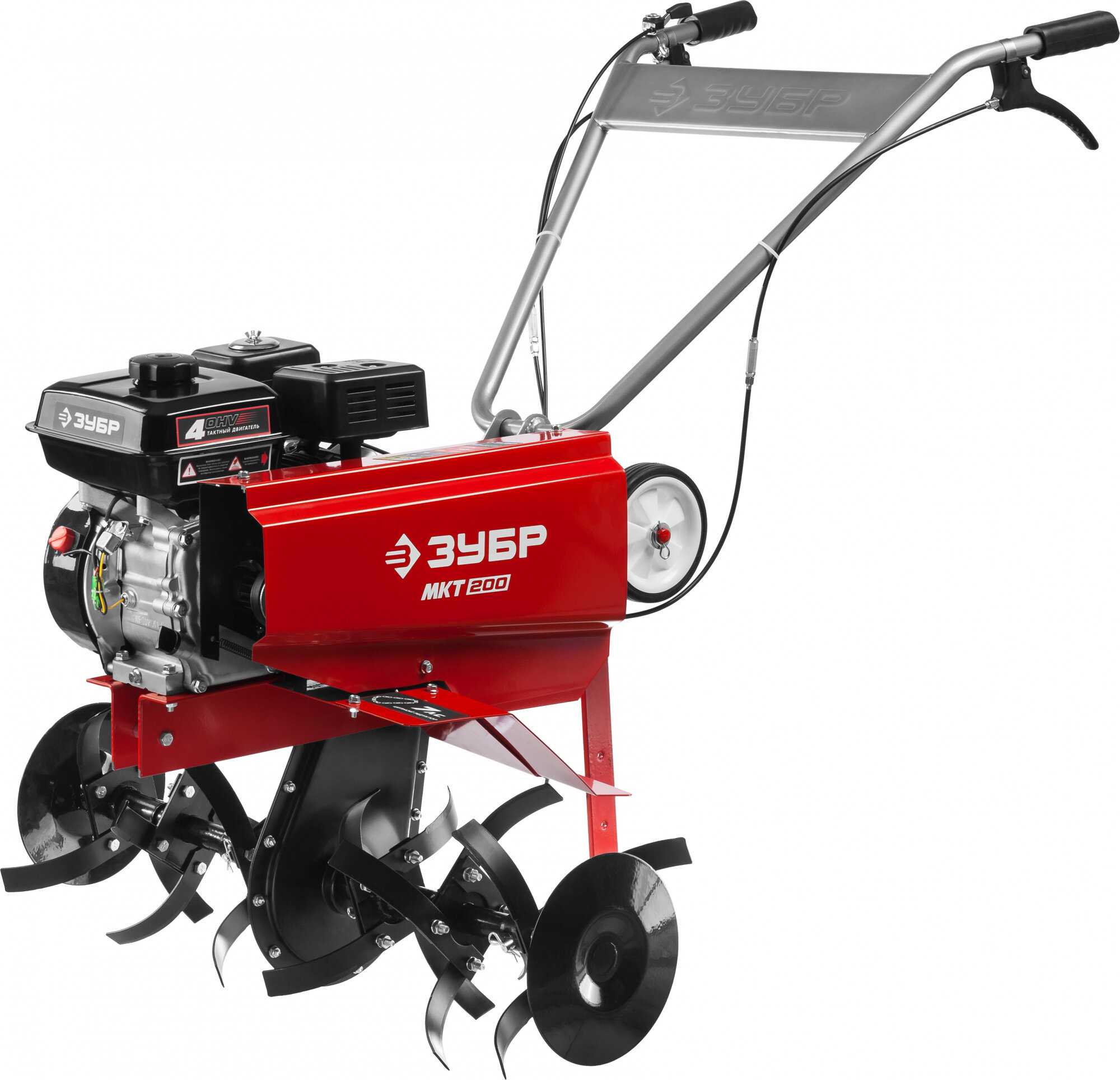 Культиватор ЗУБР МКТ-200, бензиновый, мощность 7 л. с, глубина обработки до 33 см