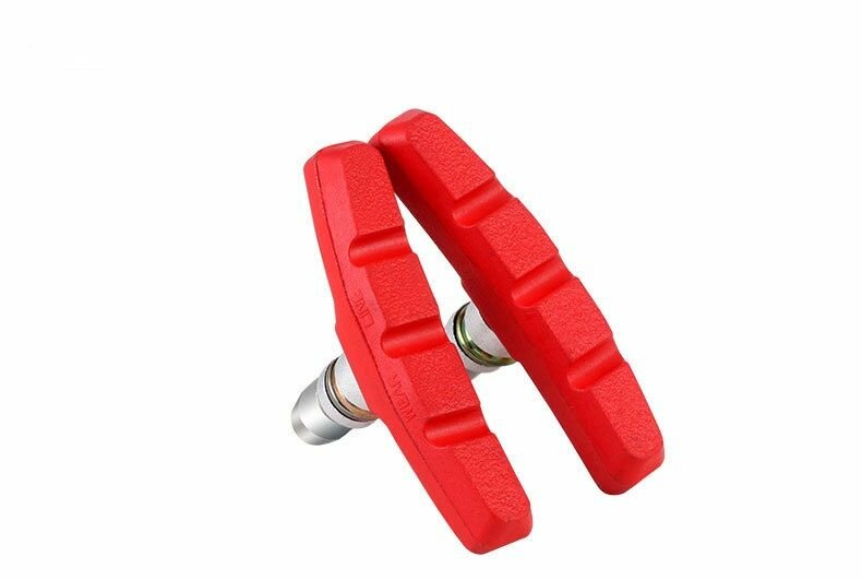 Тормозные колодки v-brake, 70мм, высокое качество, цвет красный