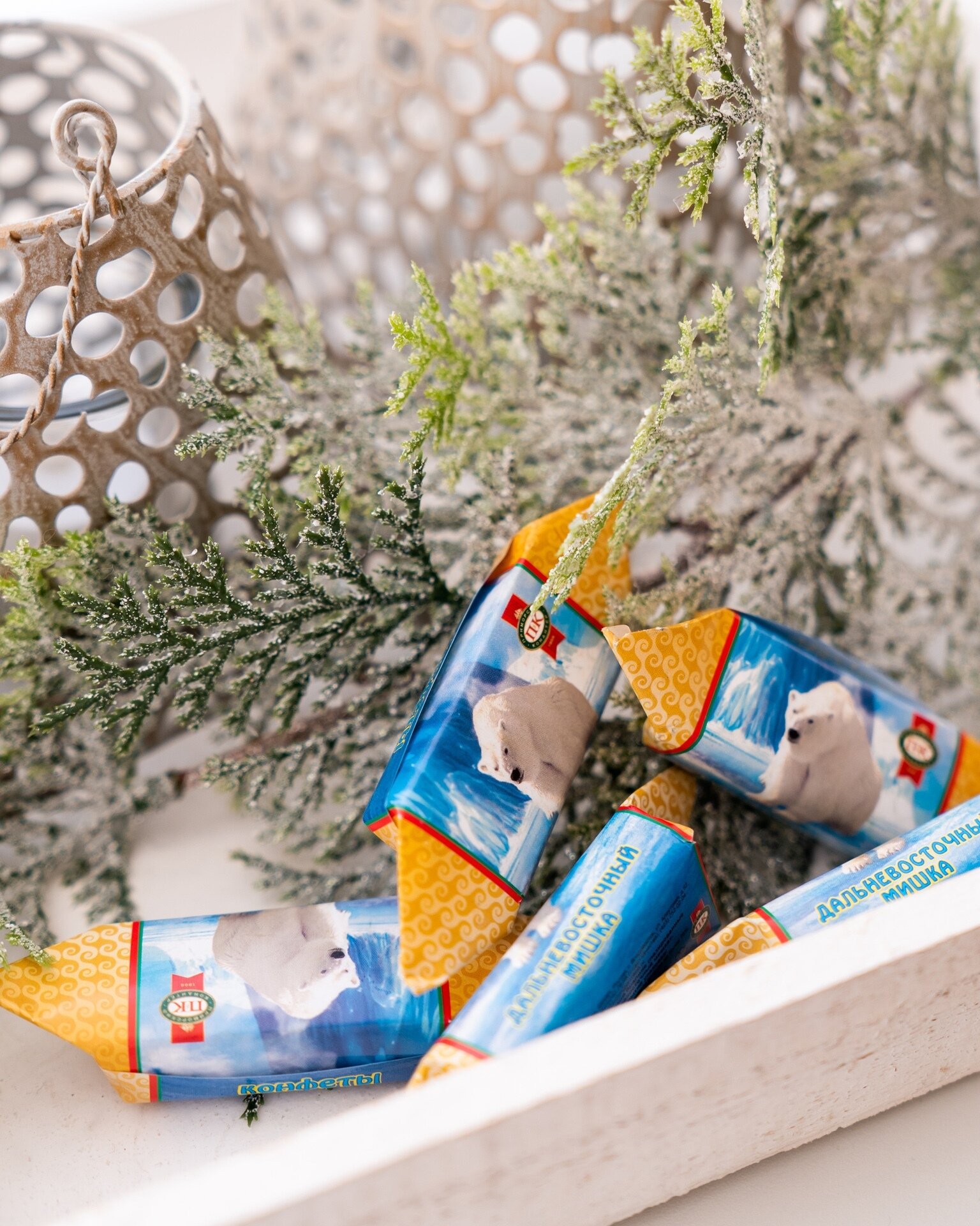 Конфеты вафельные Приморский кондитер "Дальневосточный мишка" 300гр