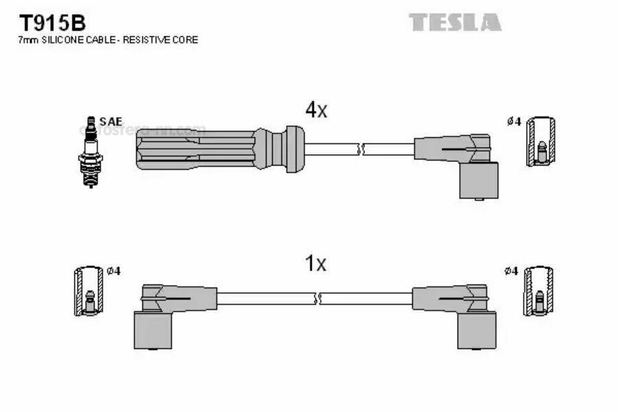 TESLA T915B Провода