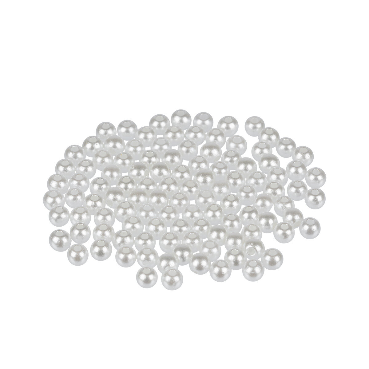 Бусины пластик "Zlatka" PB 4 мм 100 шт ± 5 шт №57 жемчужный