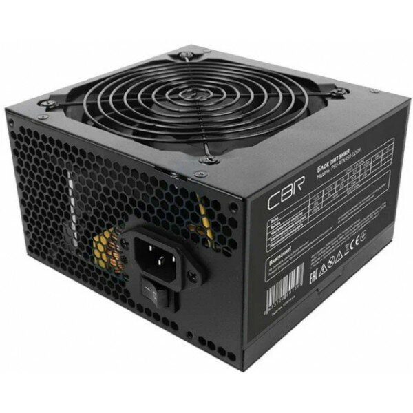 Блок Питания CBR PSU-ATX450-12GM, 450Вт,80 PLUS Bronze, 120мм, черный