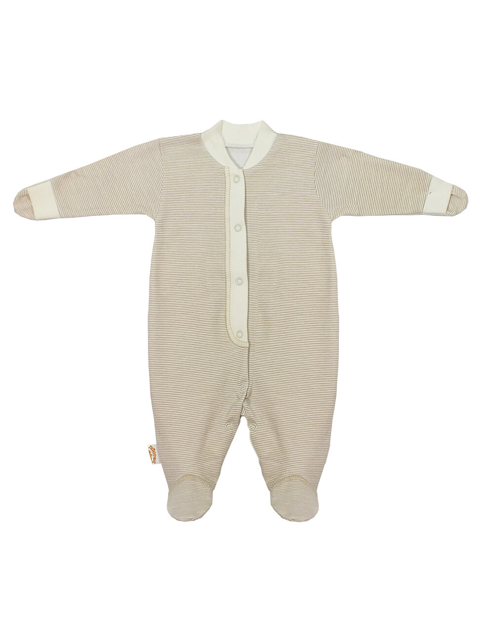 Комбинезон Жёлтый кот-131/1и-бежевый-56