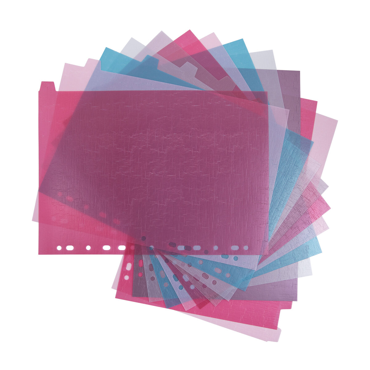 Разделитель листов "Expert Complete" Trend ICEberries пластиковый A4 12 шт. EC270020203 лён ассорти