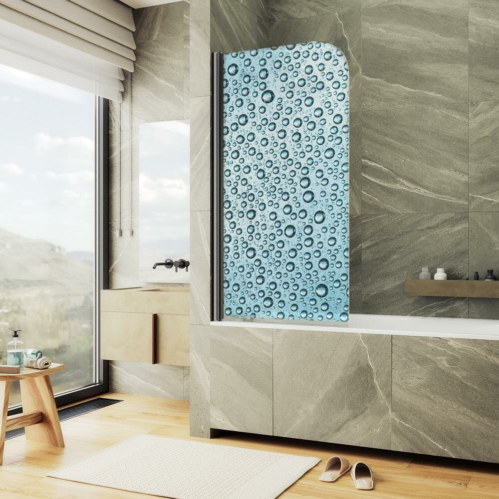Maybah Glass Шторка поворотная ФП011 1400*800 6 мм MGV-930-ФП011-6с фотопечатью Maybah Glass