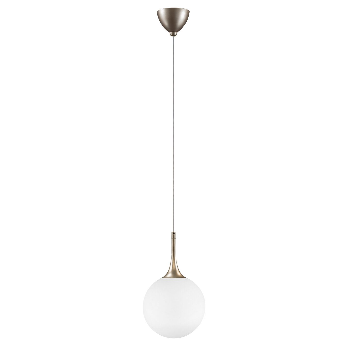813023 Подвес GLOBO 1х40W E14 champagne gold/white (шт)