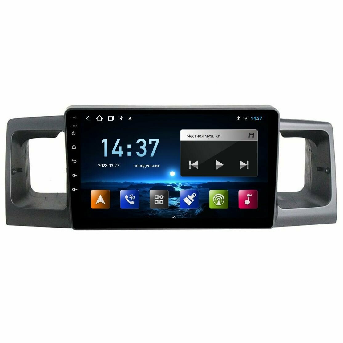 Магнитола Epic 9270 Toyota Corolla E120 с правым рулем 2000-2007 - Android 12 - IPS экран - DSP