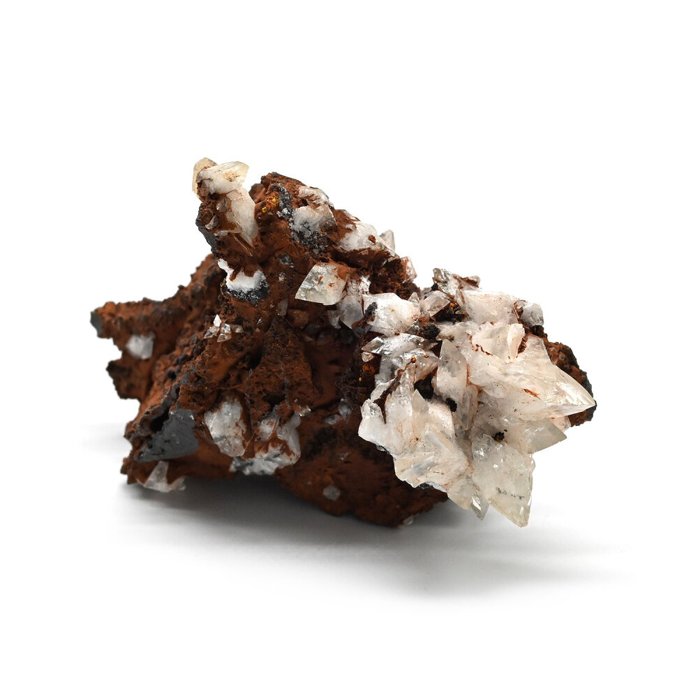 Кальцит на гематите кристаллическое образование 52*30*25мм, 32г .