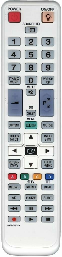 Пульт для Samsung BN59-01078A / BN59-01039A для телевизора LCD