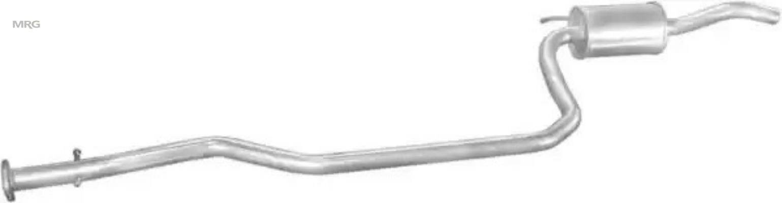 Глушитель средн часть FORD: FIESTA IV 95-02, FIESTA фургон 96-, MAZDA: 121 III 96- Polmostrow арт. 08.162