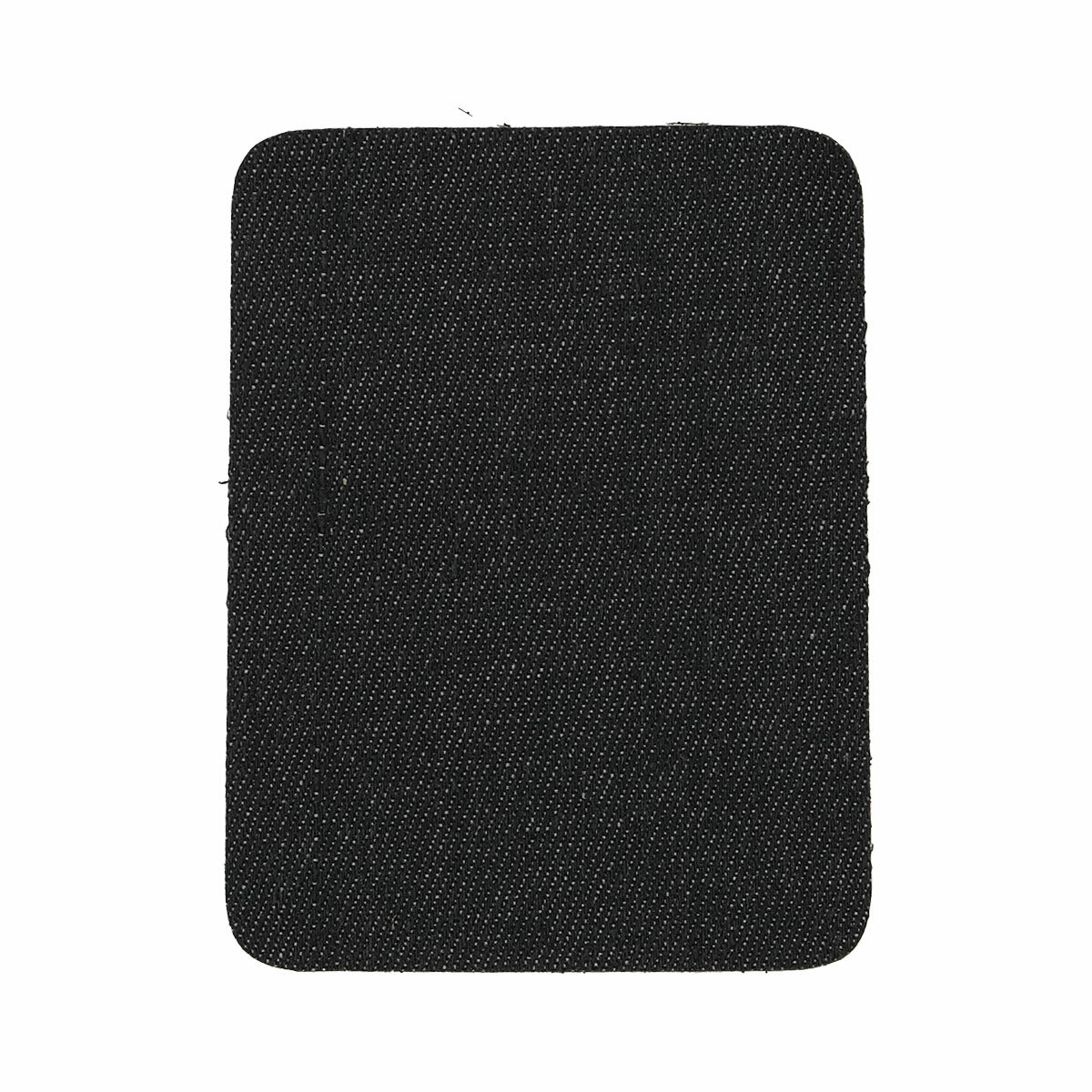 Термозаплатка на одежду джинсовая, 9*12 см, 2 шт, черная, Айрис