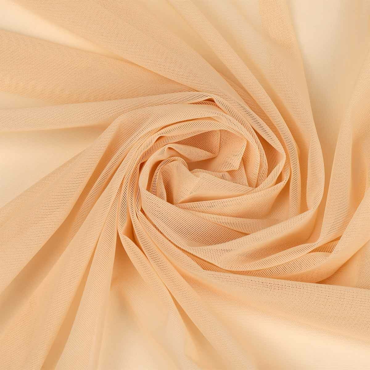 Сетка эластичная для шитья, 160см*3м, 80 г/м², Айрис (126 бежевый)