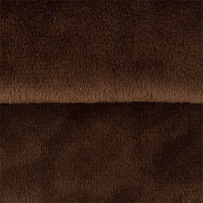 Ткань для игрушек, плюш "PEPPY" PEV, 48x48см, 273г/кв. м, 100% полиэстер 17 т. коричневый/brown