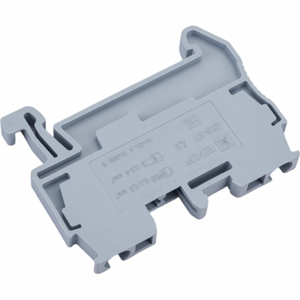Колодка EKF клеммная, пружинная, JXB-ST-2.5 31А серая 50 шт. PROxima plc-jxb-st-2.5, для подключения и разветвления