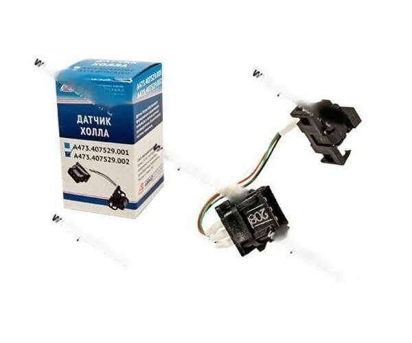 Датчик Холла для ВАЗ 2108-099, Ока, Калуга, артикул А473.407529-02, с разъемом для удобного подключения.
