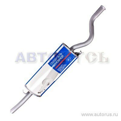 Глушитель ваз 2112 до 2008г. (закатной) 2112 21120-1200011-81 lada 21120120001181