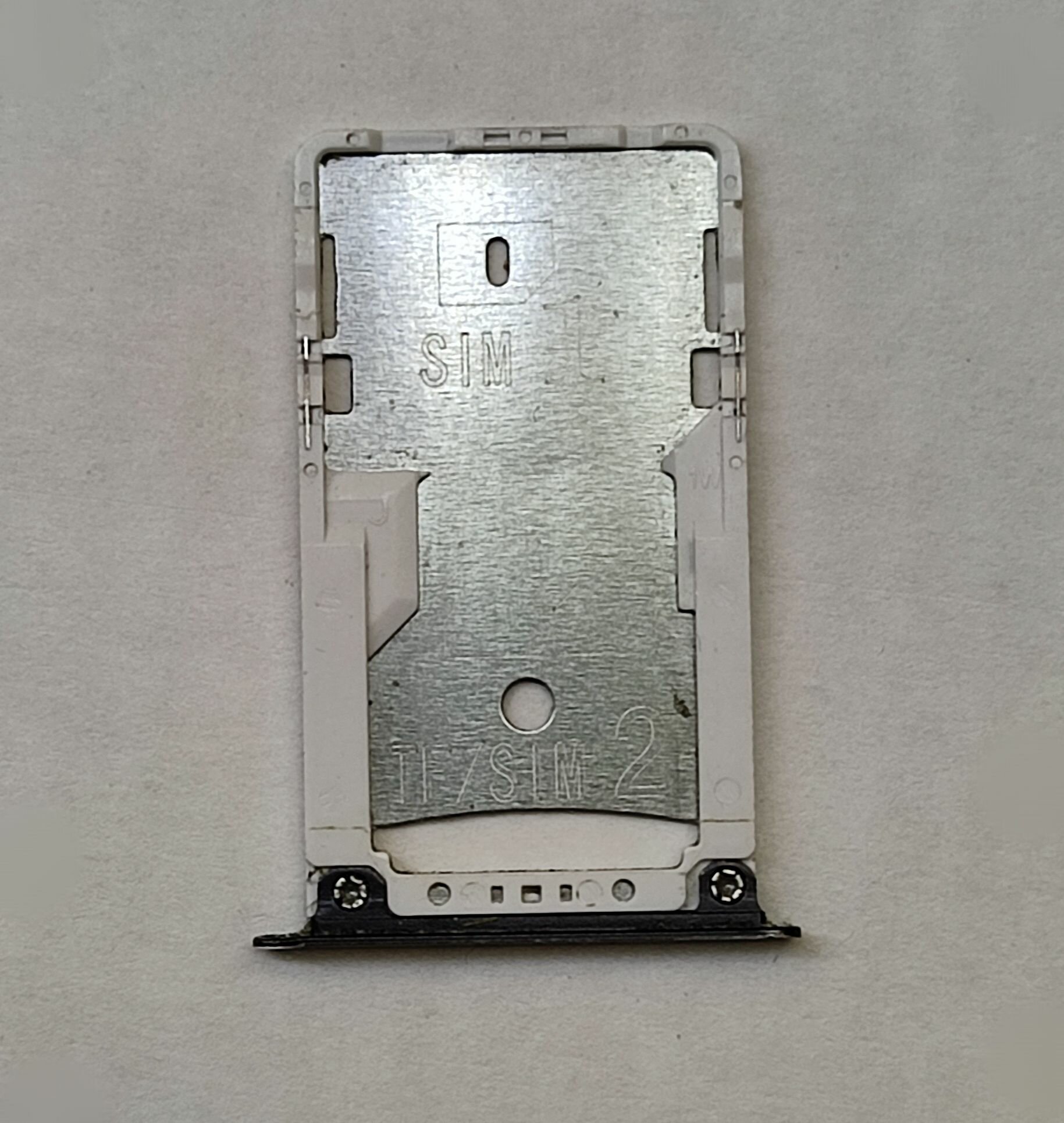 Сим лоток / Держатель сим карты / Контейнер SIM / sim holder SIM карты памяти Microsd Micro sd для Xiaomi Redmi 4x чёрный