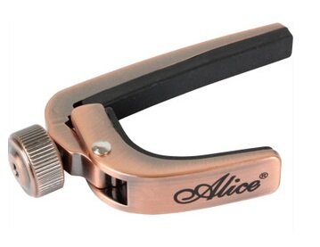 Каподастр для акустической гитары ALICE A007J-PB, бронза