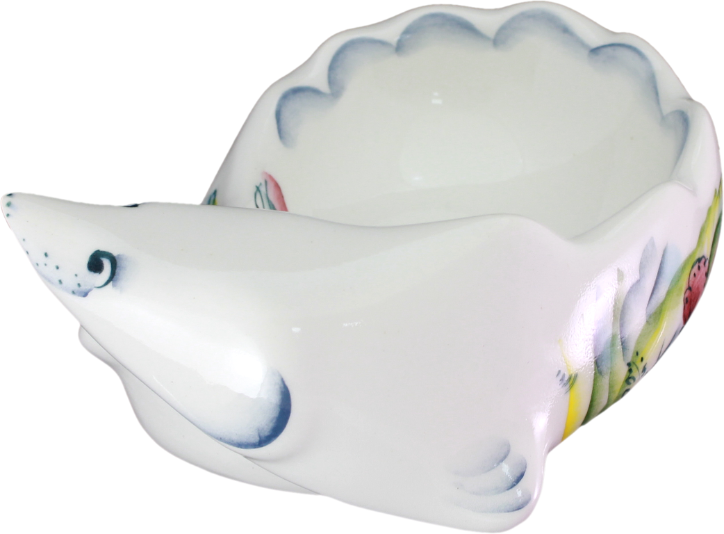 Семикаракорский фаянс Икорница "Икринка"