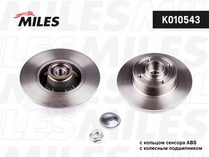 Диск тормозной RENAULT CLIO III 05-/MEGANE II 02- задний с подшипником