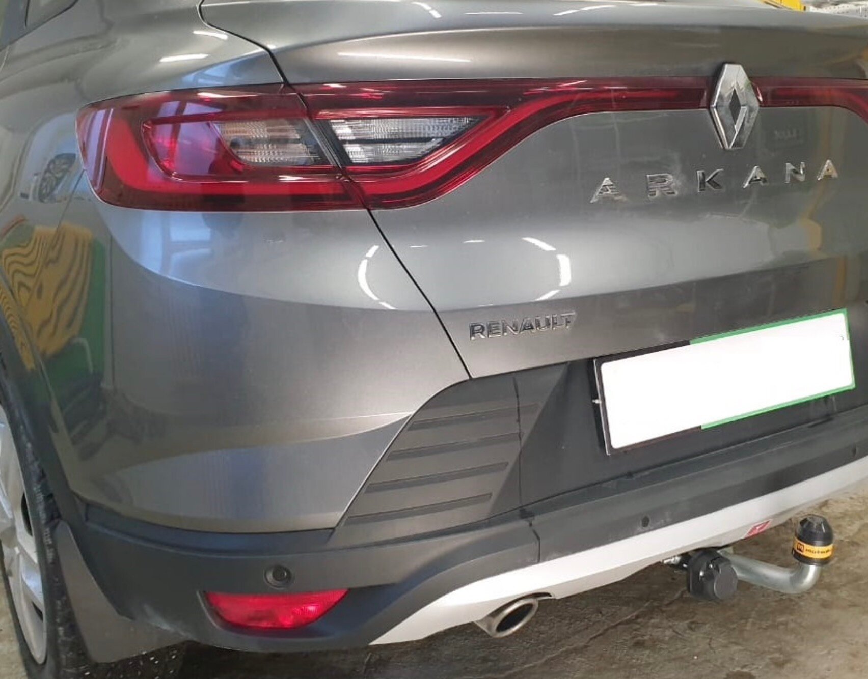 Фаркоп с эл-кой Smart для Renault Arkana (оцинк. Шар)(паспорт и сертификат в комплекте) 91715-A. Motodor