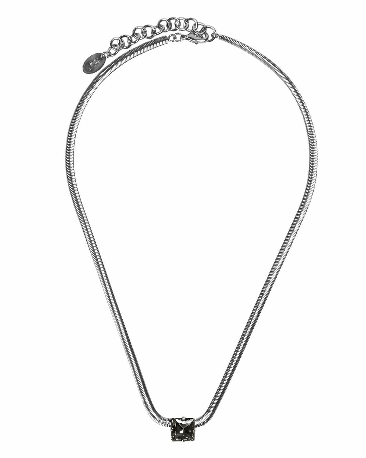 Колье, искусственный камень, кристаллы Swarovski