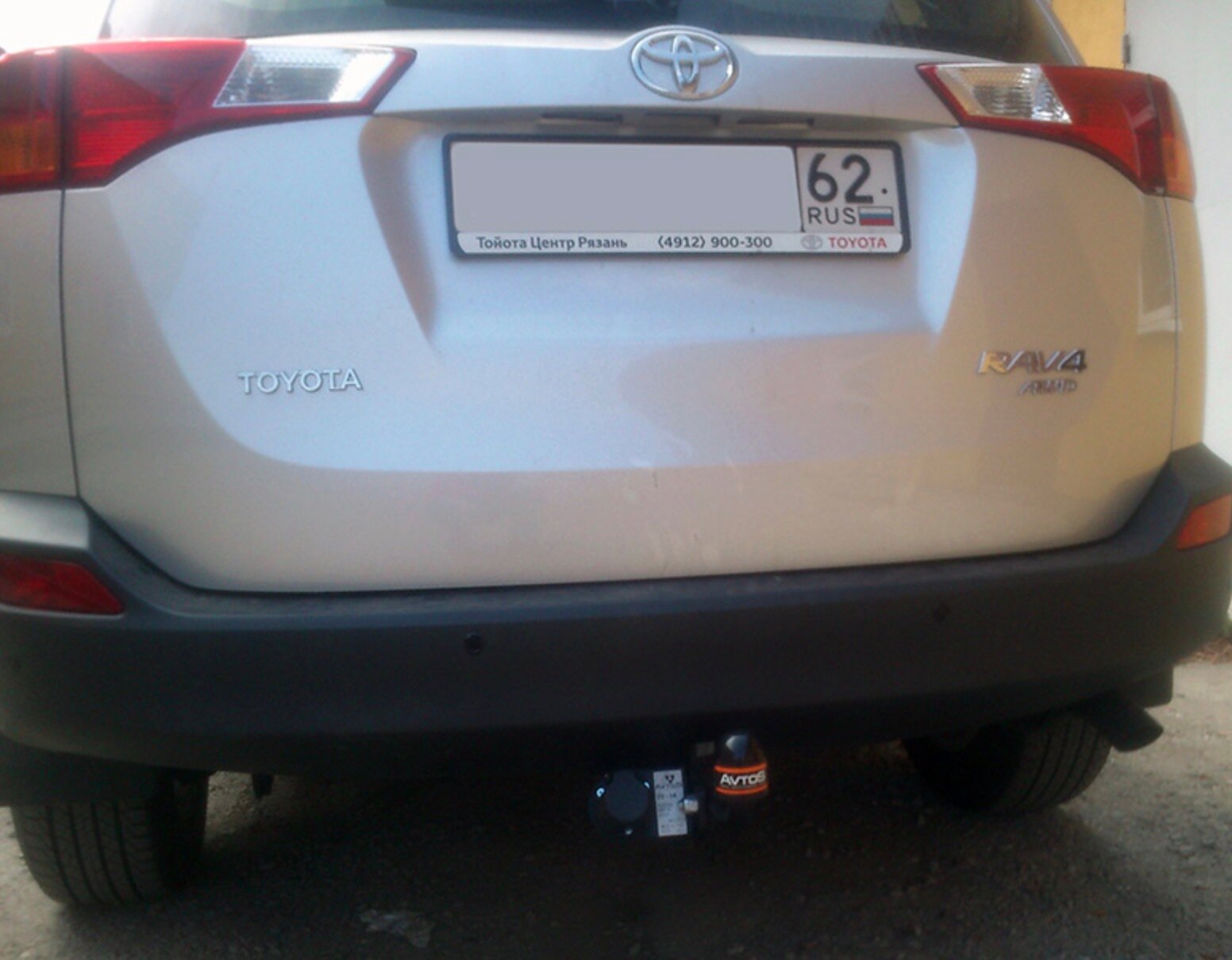 Фаркоп AvtoS для TOYOTA RAV-4 (2013) с универсальной электрикой Smart(блок) и сертификатом в комплекте, арт.(TY 34+smart)