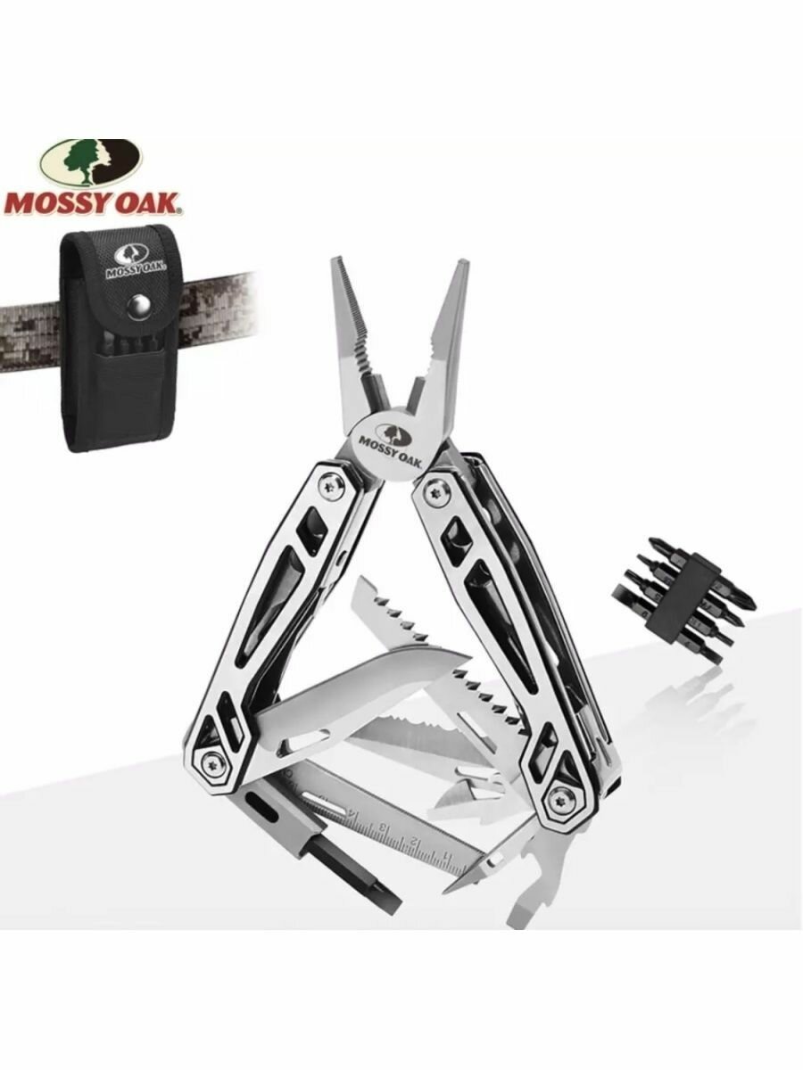 Мультитул/MULTI-TOOL MOSSY OAK 21 в 1 с чехлом