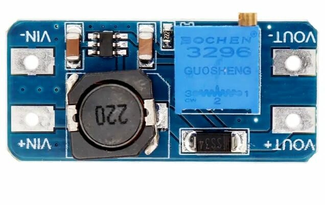 MT3608 DC-DC module, DC-DC преобразователь, повышающий, Uвх2.24В, Uвых до 28В, Iвых(max)2АМодуль USB тестер Charger Doctor 0-3 измерение тока, напряжения / Мультитестер USB