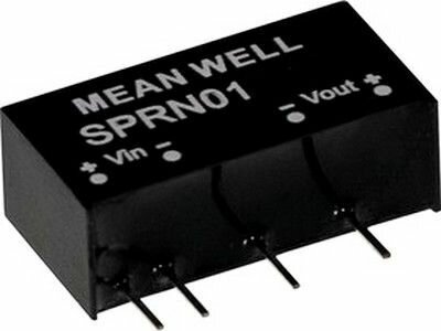 SPRN01N-15, Преобразователь: DC/DC, 1Вт, Uвх: 22,8-26,4В, Uвых: 15ВDC, SIP6