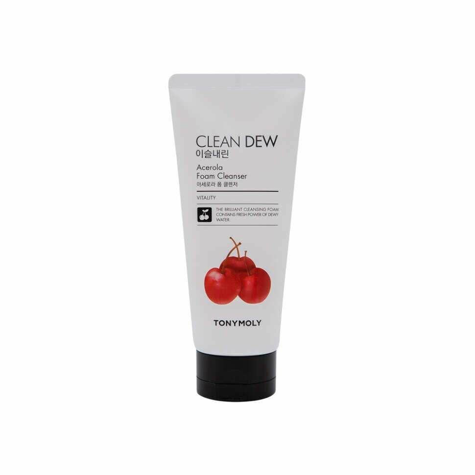 Tony Moly Пенка для умывания с экстрактом ацеролы Clean Dew Acerola Foam Cleanser
