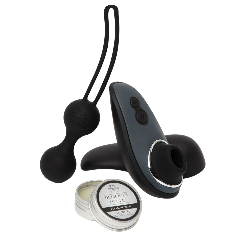 Набор Desire Blooms (Womanizer Liberty, Kegel Balls, Delicious Thingles, 7 г.)