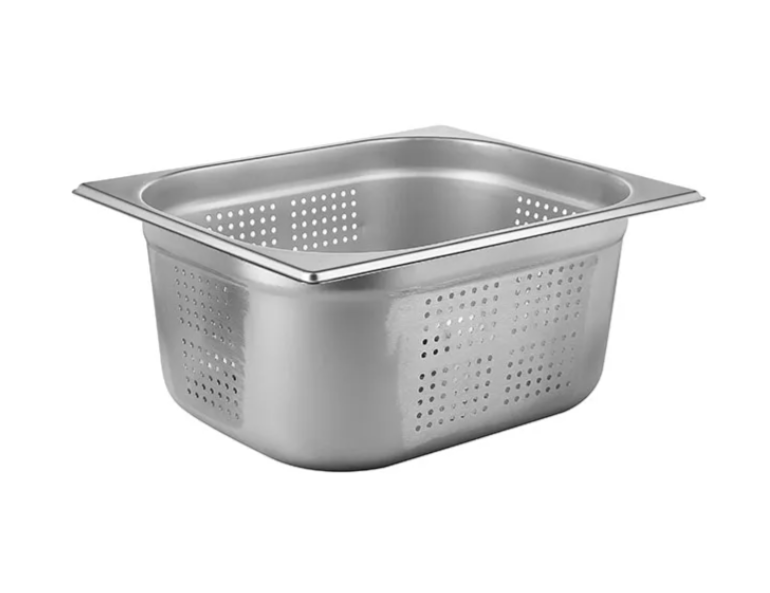 Гастроемкость из нержавеющей стали перфорированная 1/2х150 (325х265х150мм) 9,0л