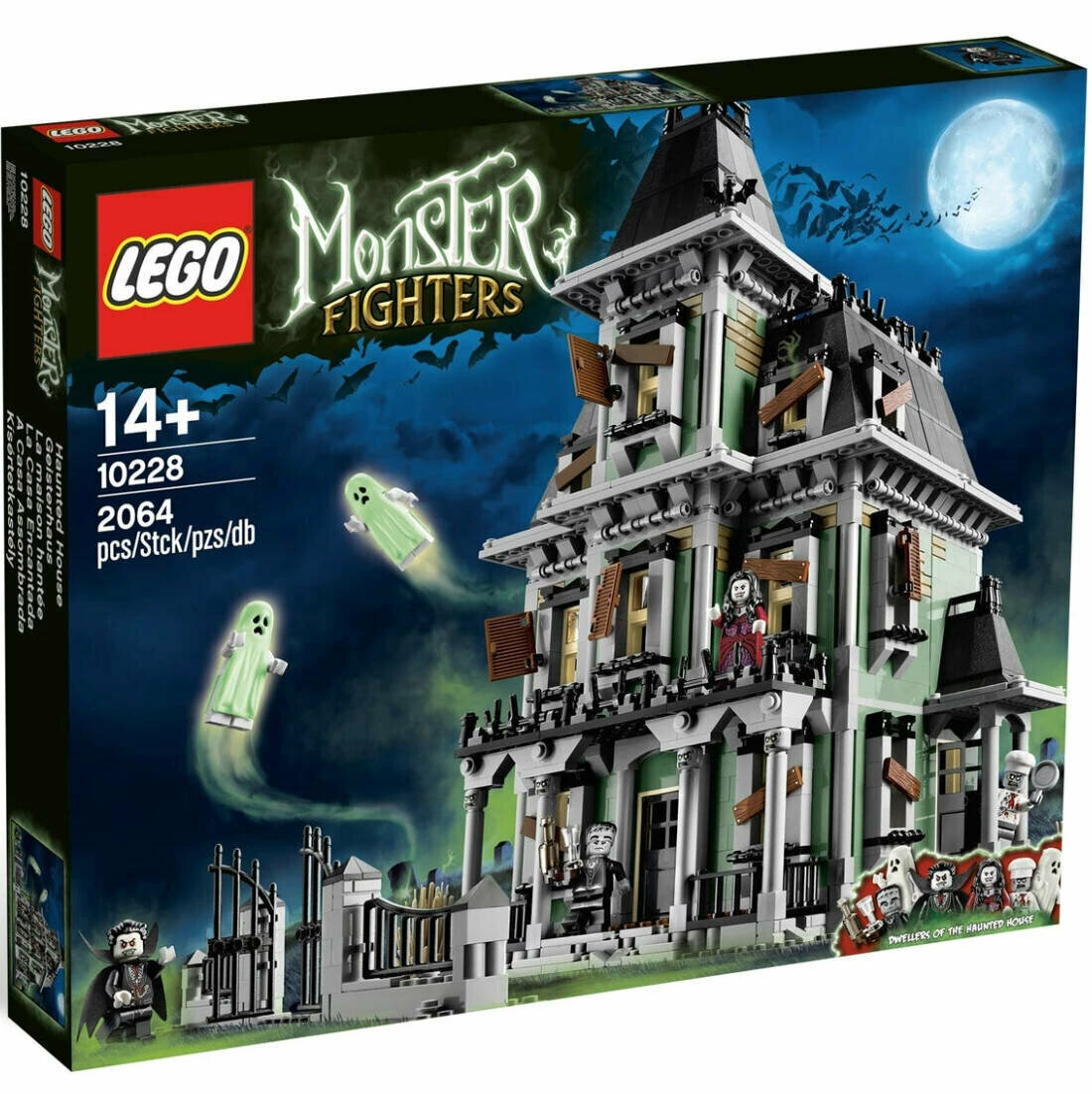 Конструктор LEGO Monster Fighters 10228 Дом с привидениями, 2064 детали, от 14 лет