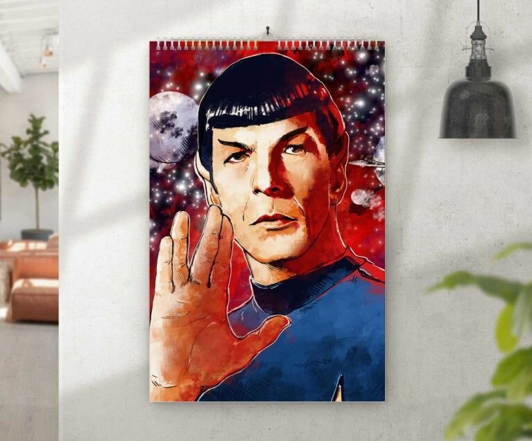 Перекидной календарь Star Trek, Стартрек №19, А3