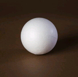 **НГ Материалы д/творч(ВолшМастерская) Пенопластовая заготовка Шар [d=10см] (4627074511636)