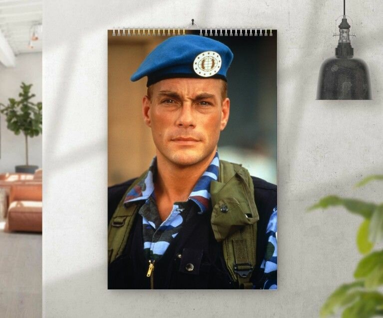 Перекидной календарь Jean-Claude Van Damme, Жан-Клод Ван Дамм №29, А4