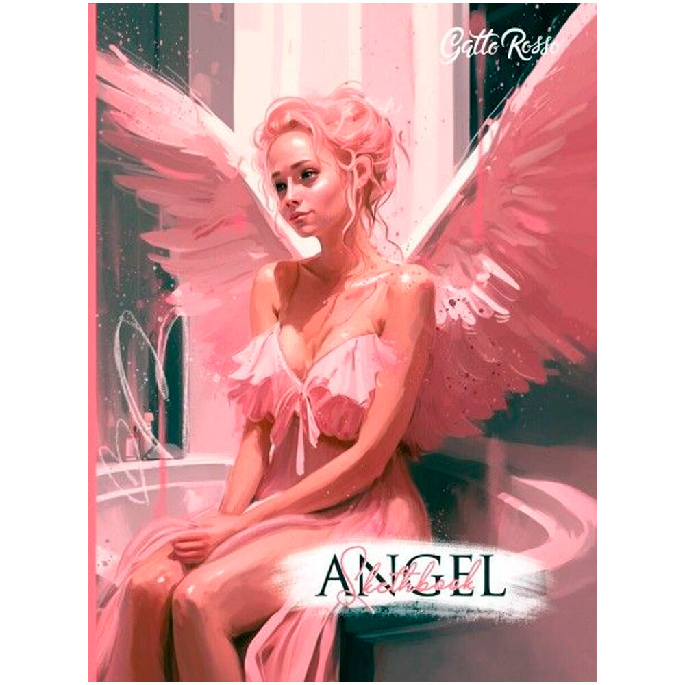 Скетчбук Gatto Rosso. Angel in Pink (А4), (Проф-Пресс, 2023), 7Б, c.128 ()