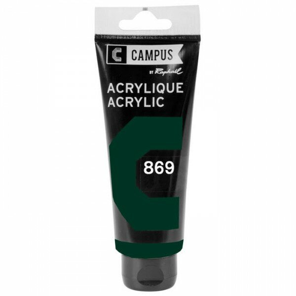 Акриловая краска Campus Sennelier № 869 Зеленый виридоновый, 100 мл