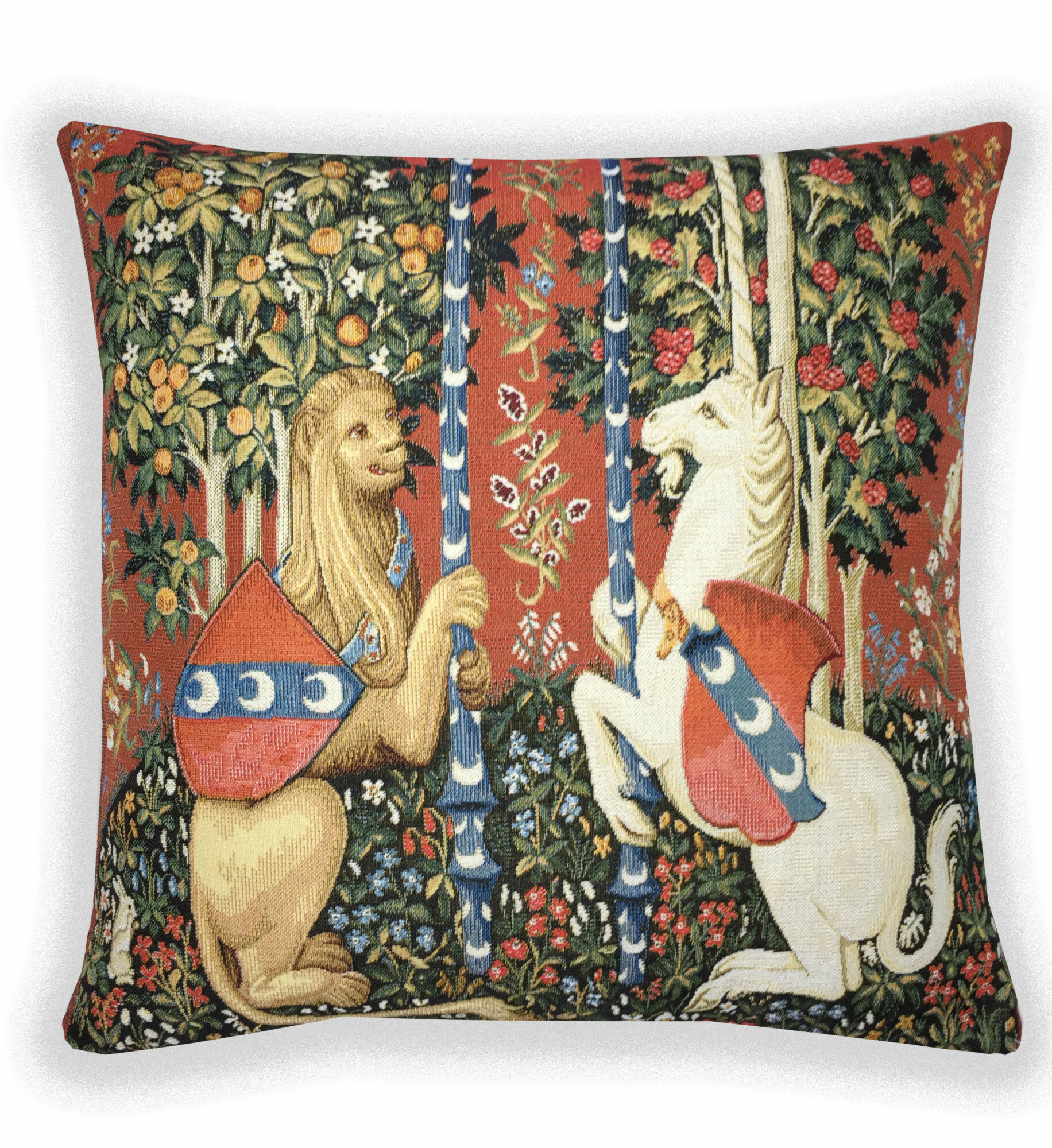 Подушка декоративная Студия текстильного дизайна Волшебный лес Лев и единорог