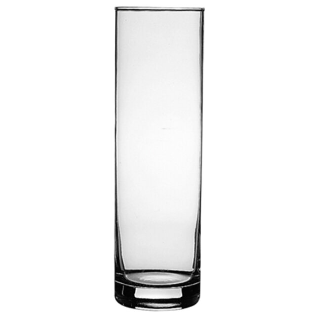 PASABAHCE Flora цилиндрическая ваза из стекла 26,5 см для стильного декора дома