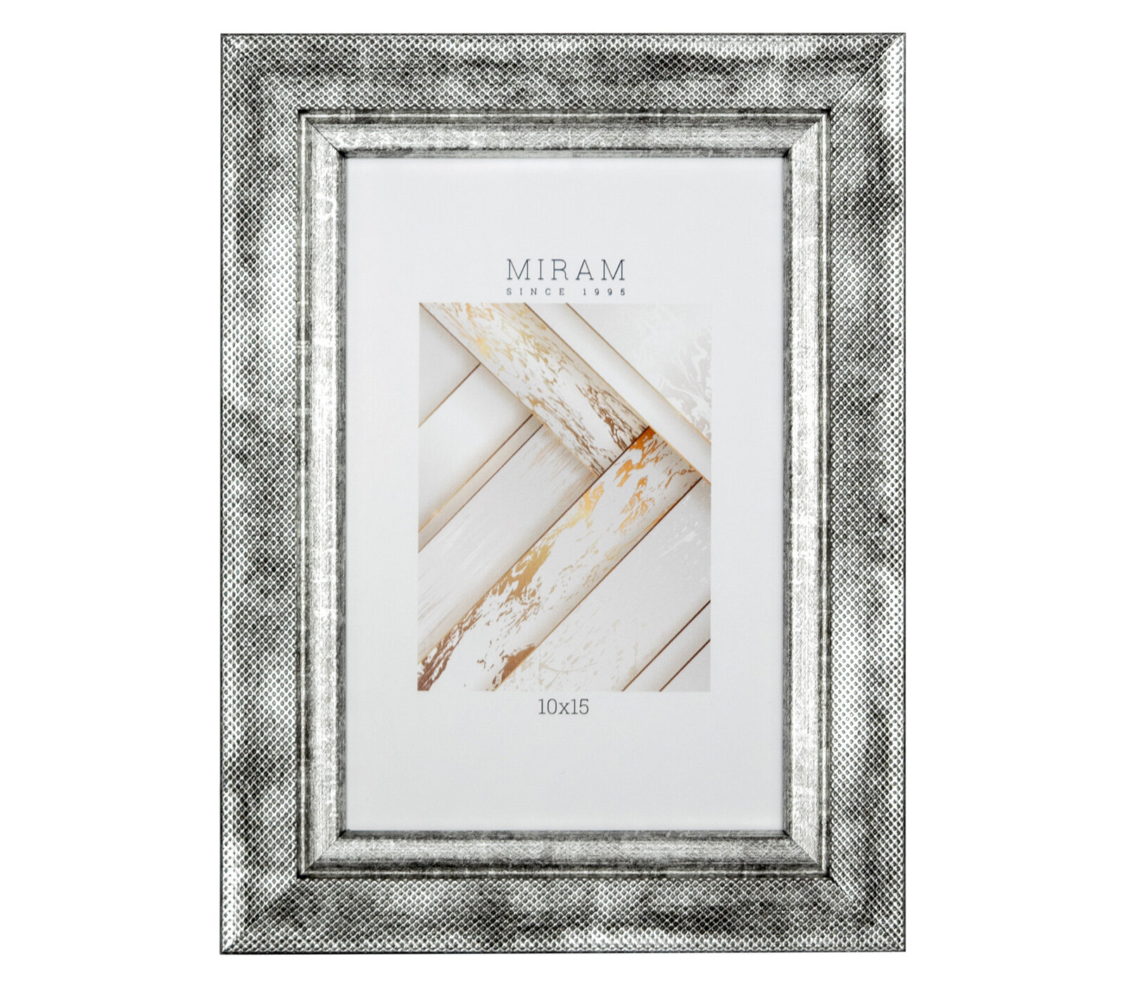 Фоторамка Мирам 10х15 см, серебристая